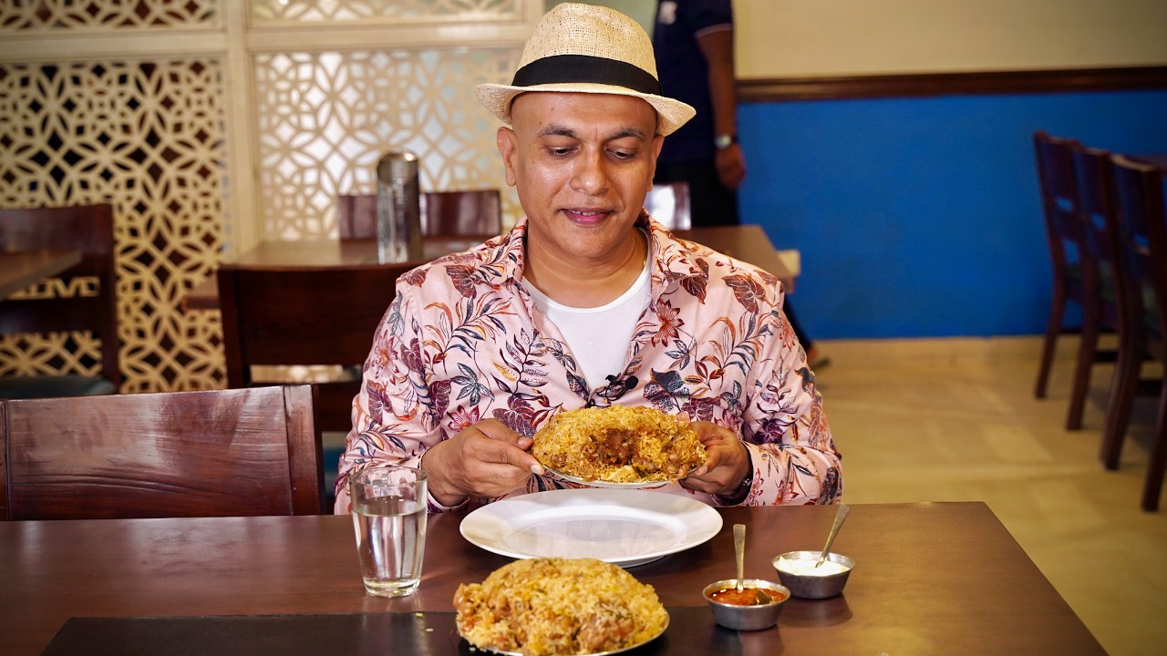 Tasting The Famous Bangalore Shaadi Biryani Of TAJ HOTEL, 100-Year-Old ...