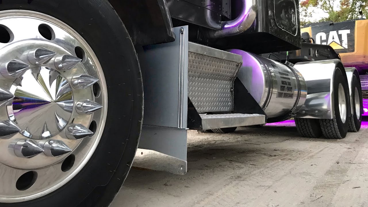 Installing NEW Mud Flaps And Weights On Kenworth Truck Buying More installing-new-mud-flaps-and-weights-on-kenworth-truck-buying-more