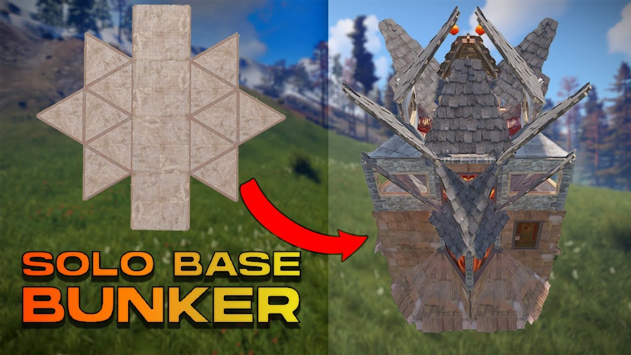 PERFECT SOLO BASE IN RUST | BUNKER - YouTube