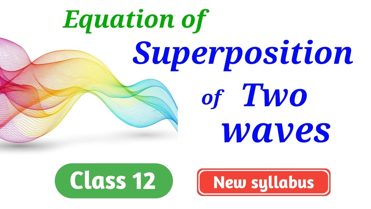 Equation of Superposition of waves | Resultant Amplitude of waves | HSC ...