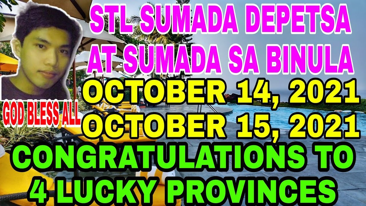 STL SUMADA DEPETSA AT SUMADA SA BINULA, OCTOBER 14&15, 2021 ...