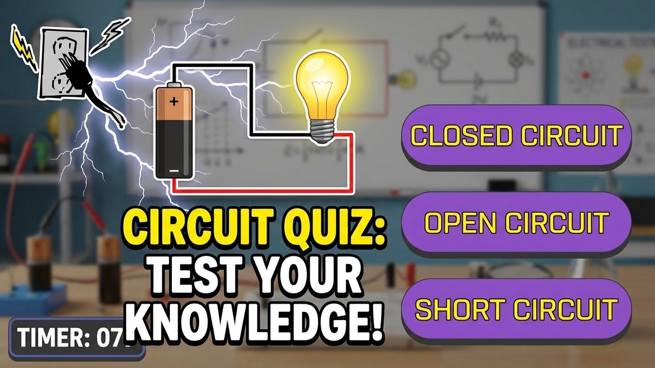 The Circuits Quiz Marathon | Open, Closed, Series & Parallel - YouTube