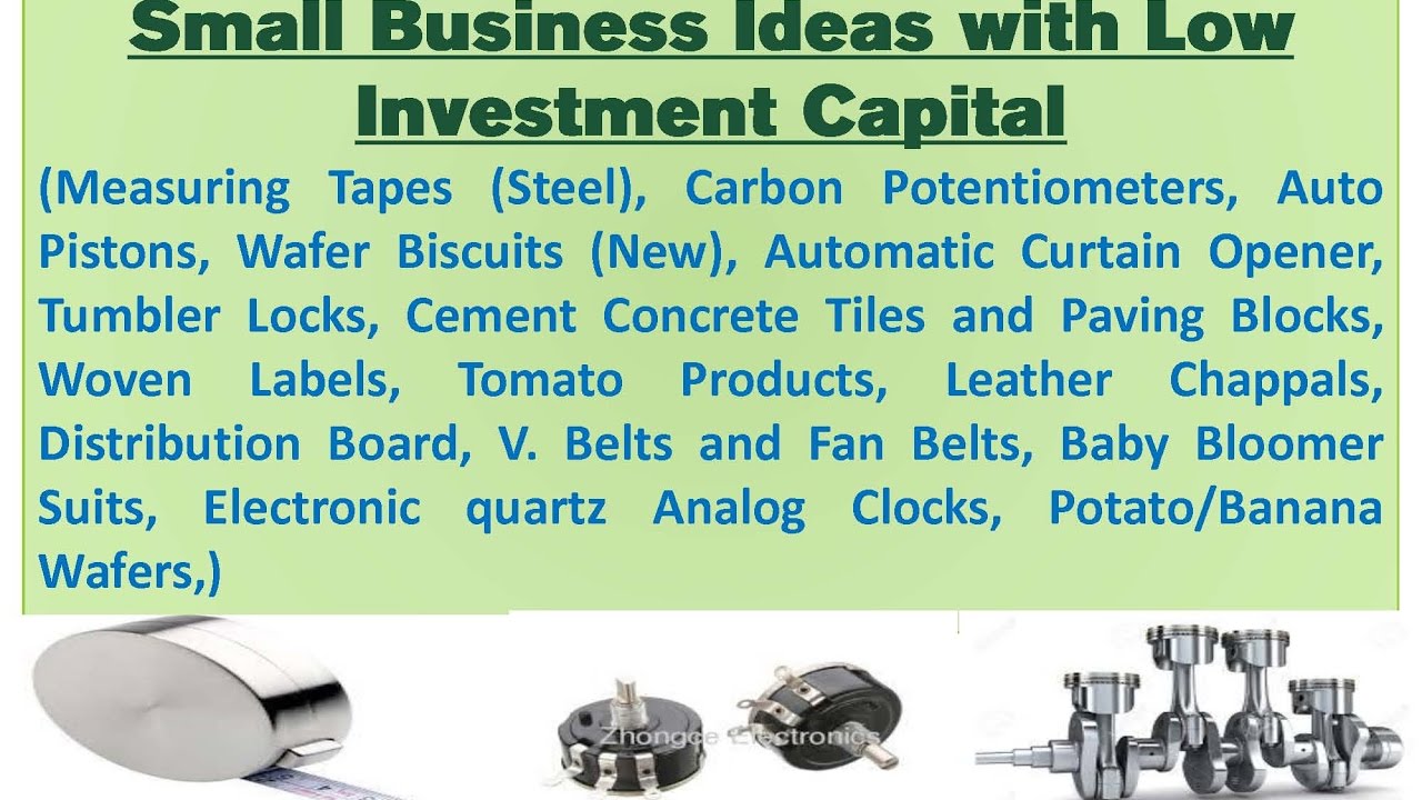 Profitable Small Scale Industries | Small Business Ideas with Low ...