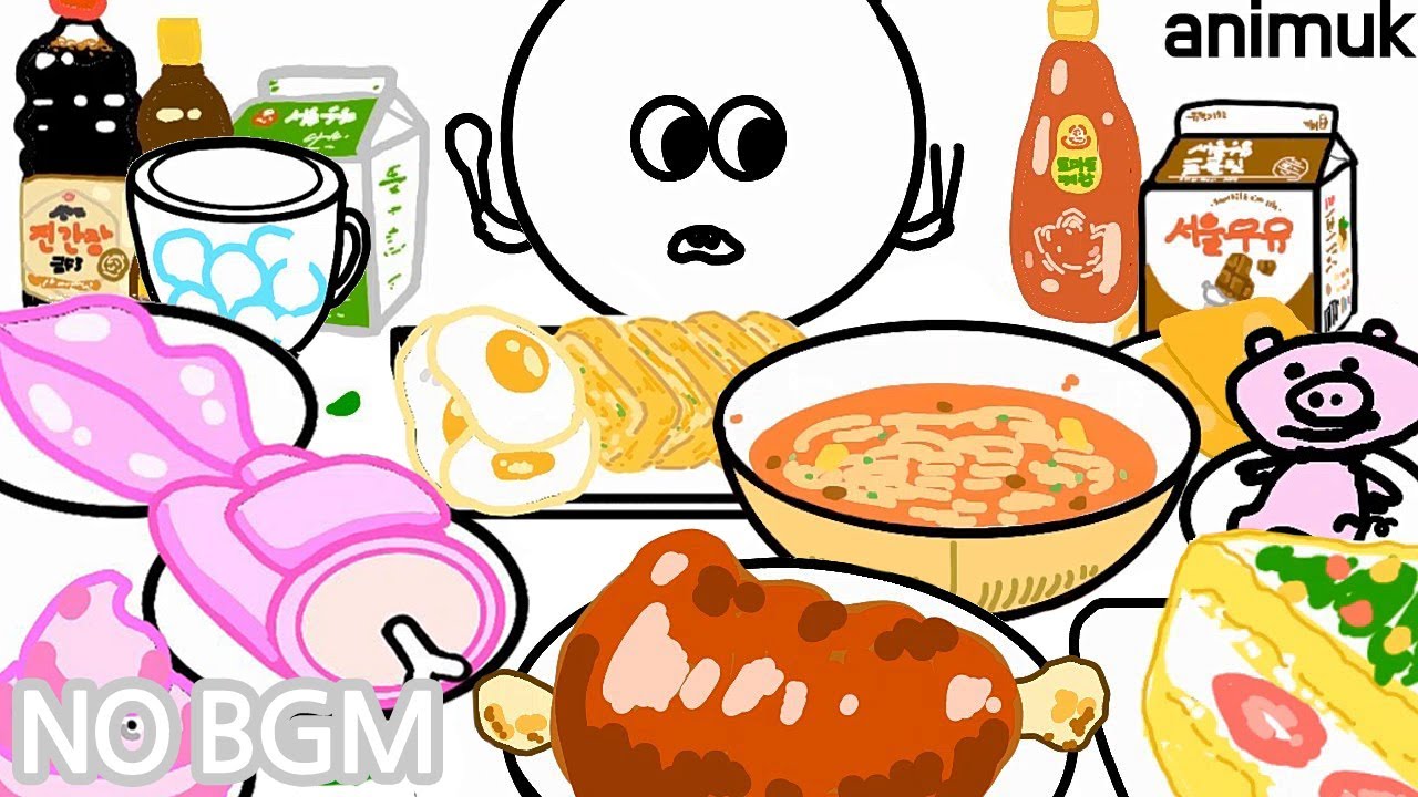 [NO BGM] ANIMUK MUKBANG COLLECTION 05 애니먹 먹방 모음 05 - YouTube