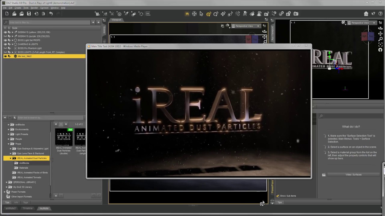 Animated Dust Particles & Bokeh for Daz Studio (TUTORIAL) - YouTube