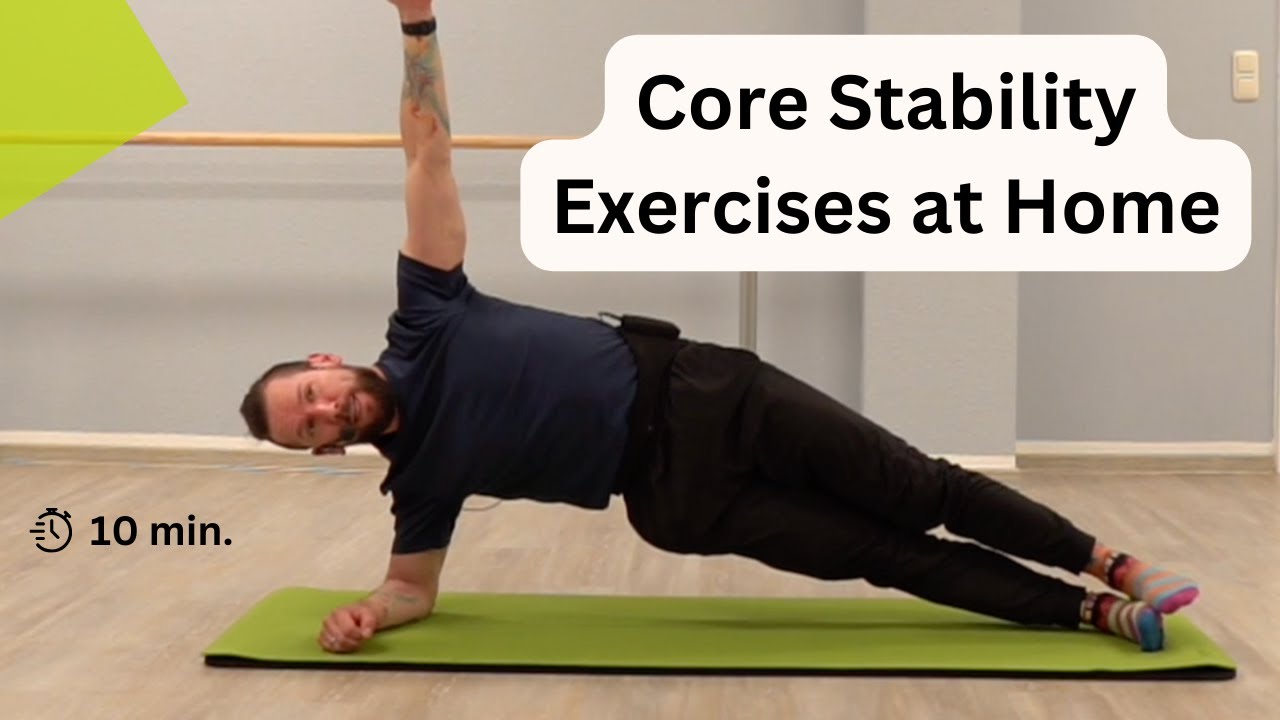 Core Stability Exercises at Home - YouTube