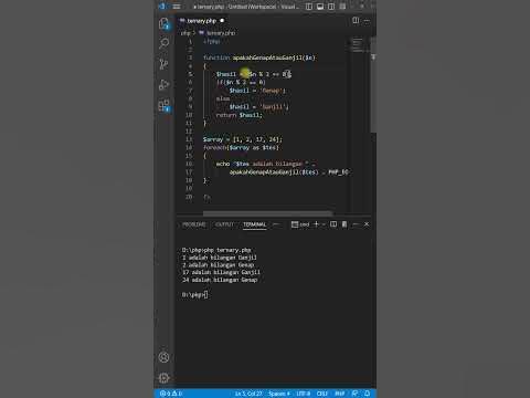 Ternary Operator Pada PHP - YouTube