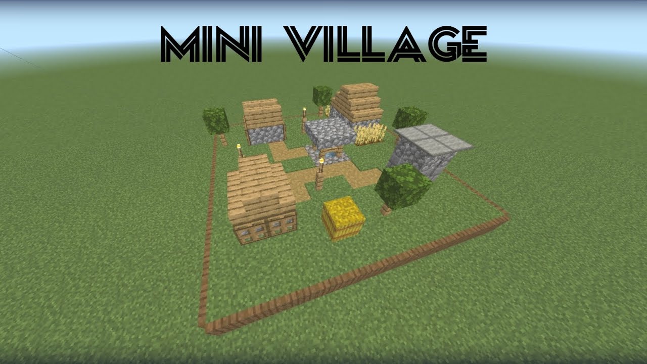How to make MINI village. - YouTube