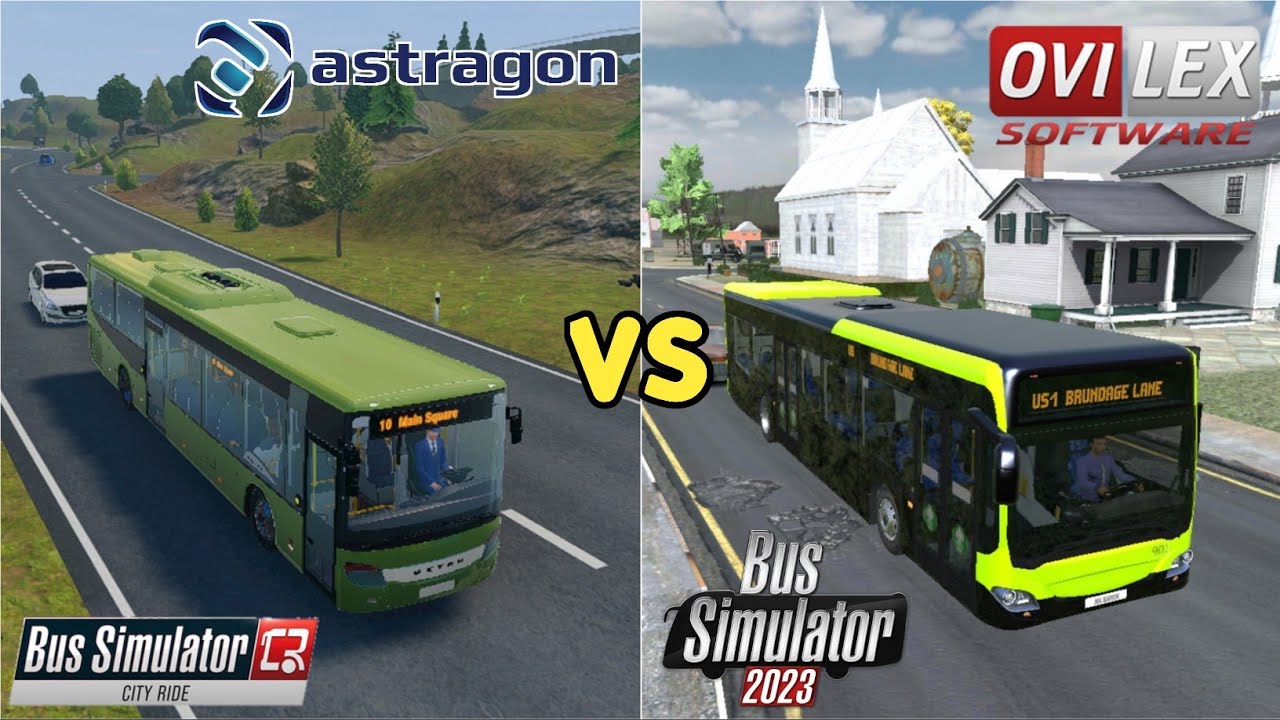 BUS SIMULATOR CITY RIDE VS BUS SIMULATOR 2023 |BEST COMPARISON| - YouTube