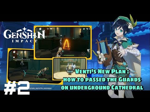 GENSHIN IMPACT Enter to cathedral night on basement GAMEPLAY - YouTube