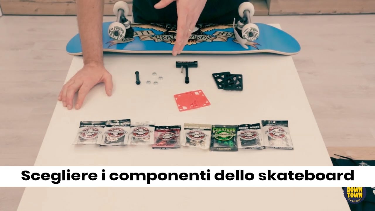 Componenti skateboard - Viti, dadi, pad e skate tool - YouTube