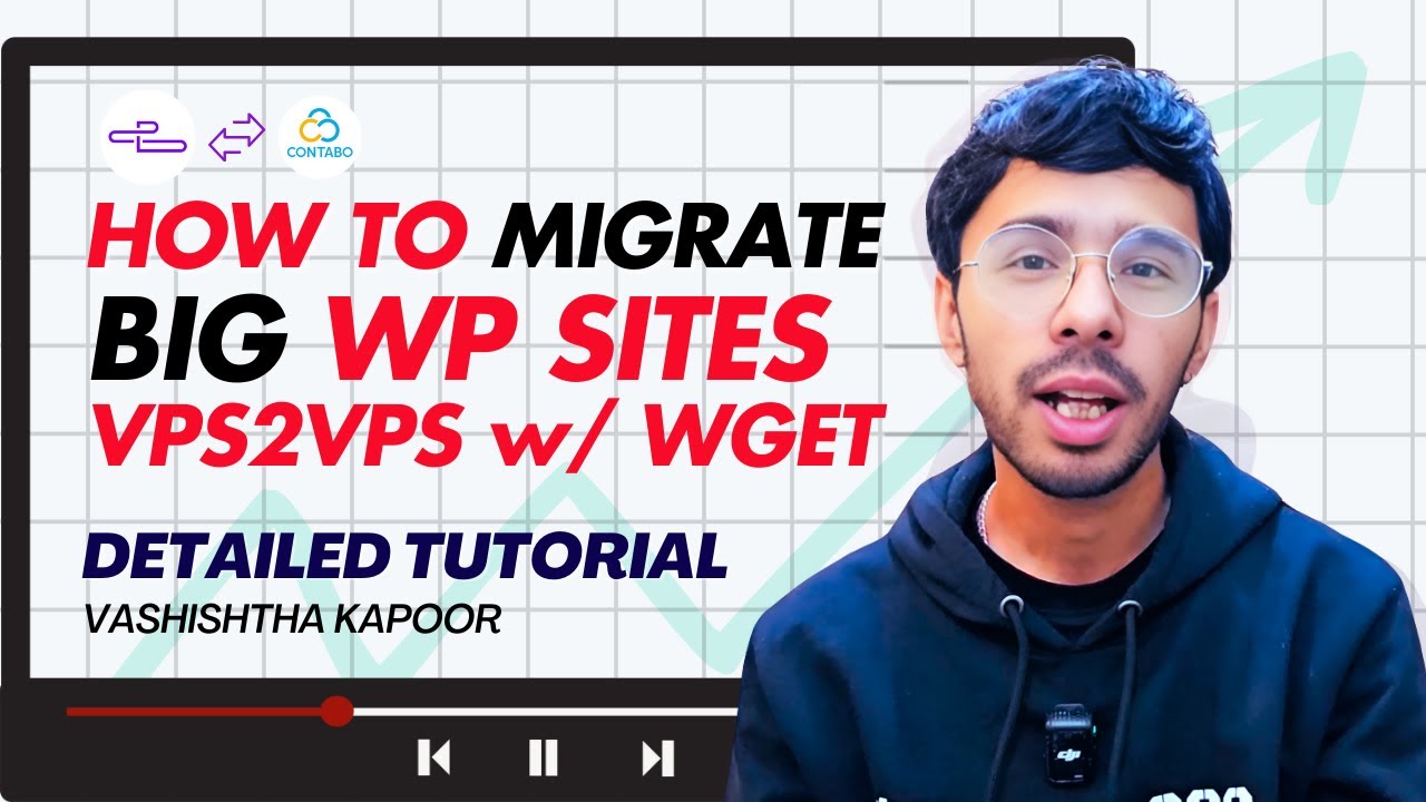 How to Migrate WordPress to a VPS over SSH with wget - Tutorial - YouTube
