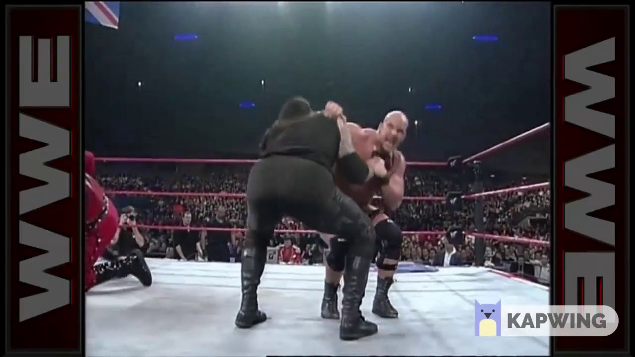 Undertaker Chokeslams to Stone Cold - YouTube