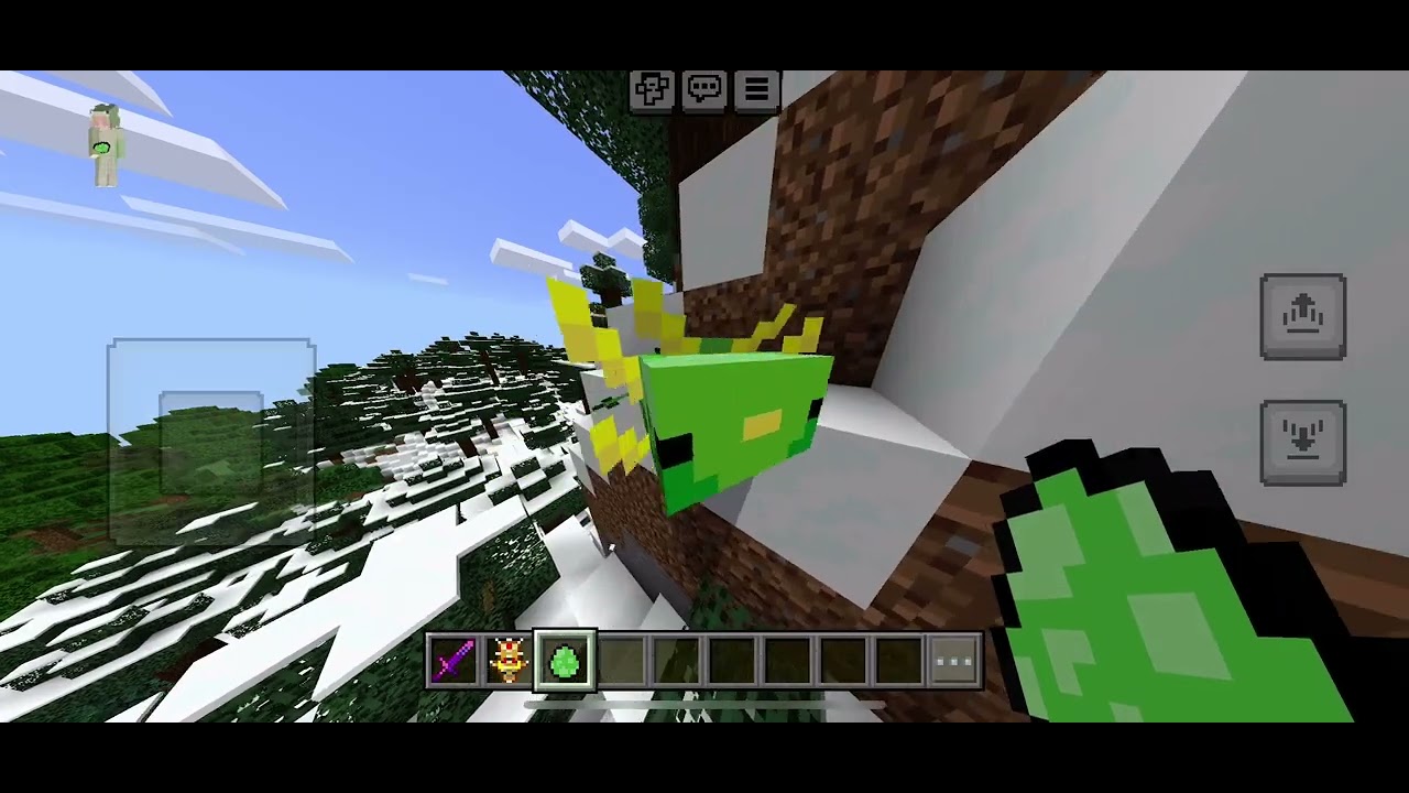 Minecraft but custom sword totem and axolotl! - YouTube