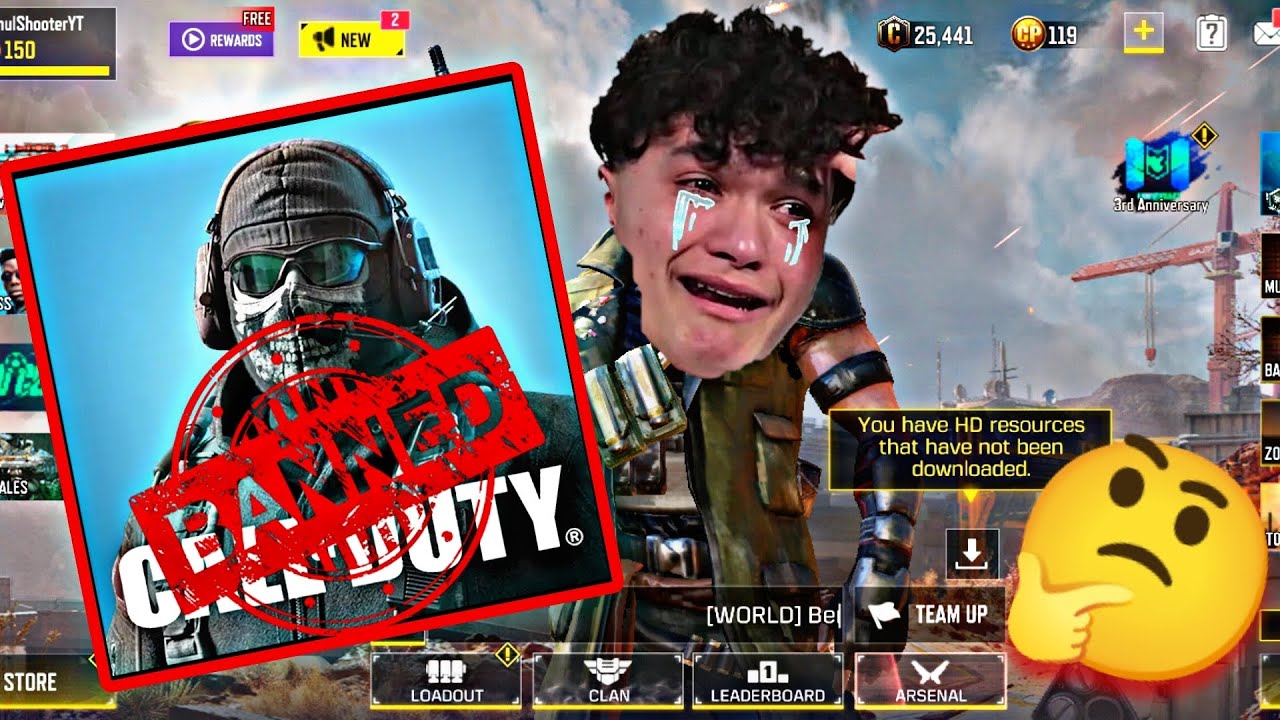 "SAD NEWS" CODM Remove App Store 😢 - YouTube