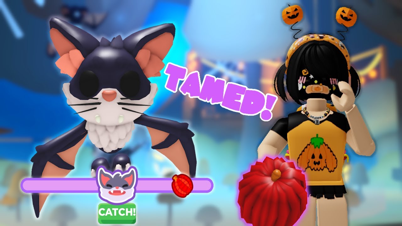 I TAMED A KITTY BAT!! | Roblox Adopt Me Halloween 2025 | Riivv3r - YouTube