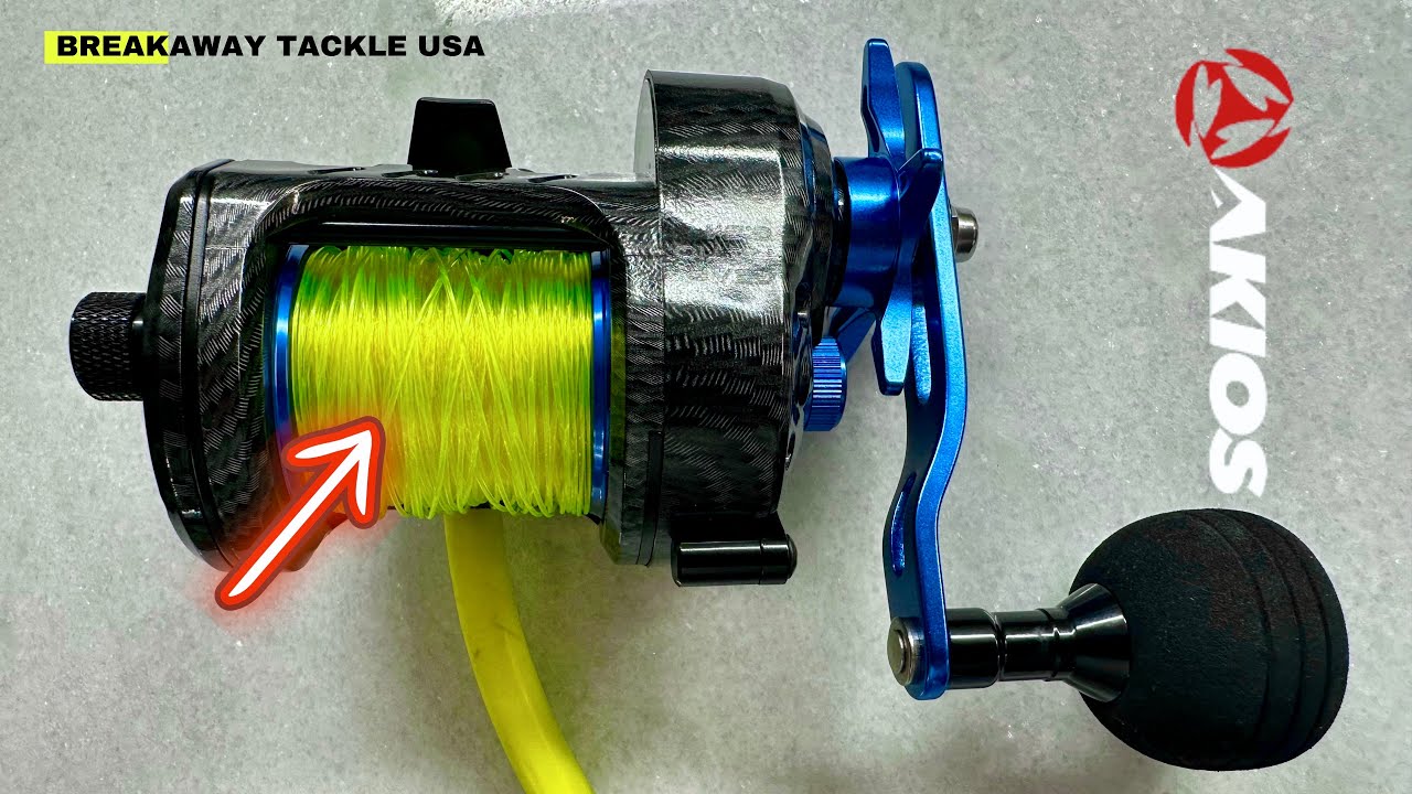 How to load and balance line on a conventional reel. - YouTube