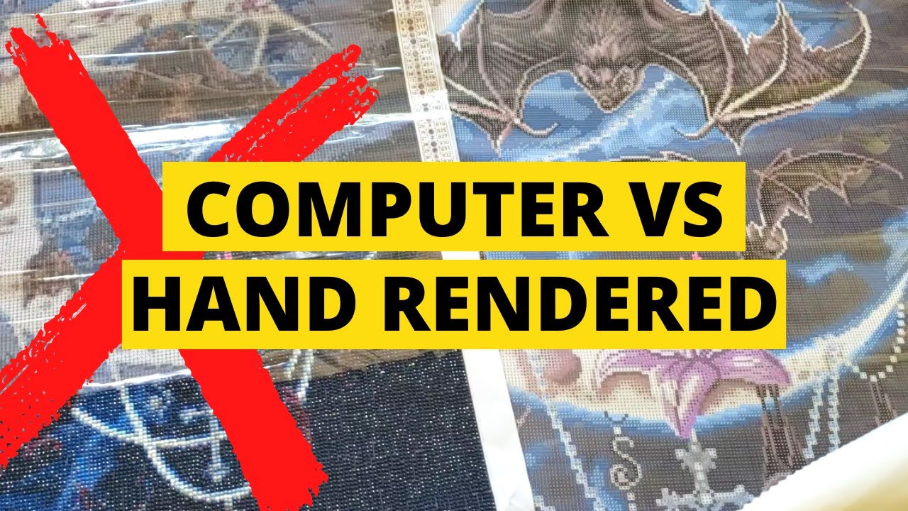Difference Between Hand Rendered & Computer Generated Diamond Painting ...
