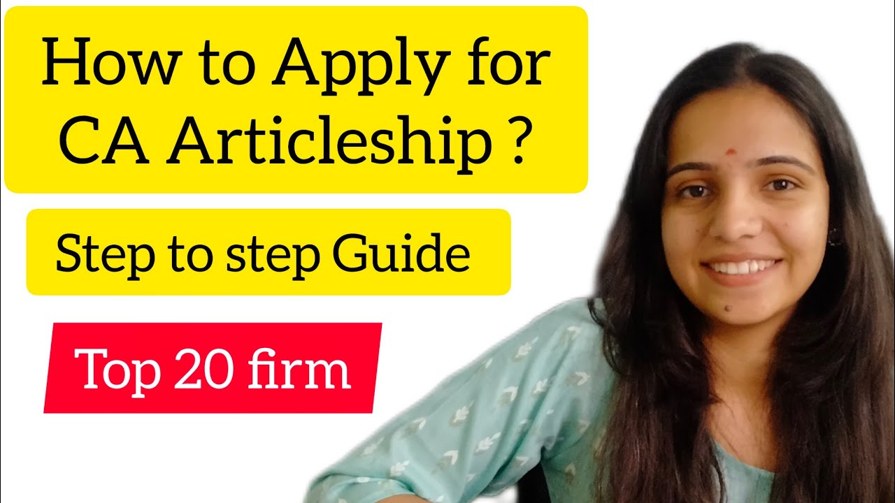 How to apply for CA Articleship | Big 4 |#ca #cafinal #icai #big4 - YouTube