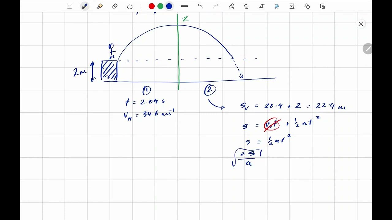 Going from 1D to 2D motion with example - YouTube