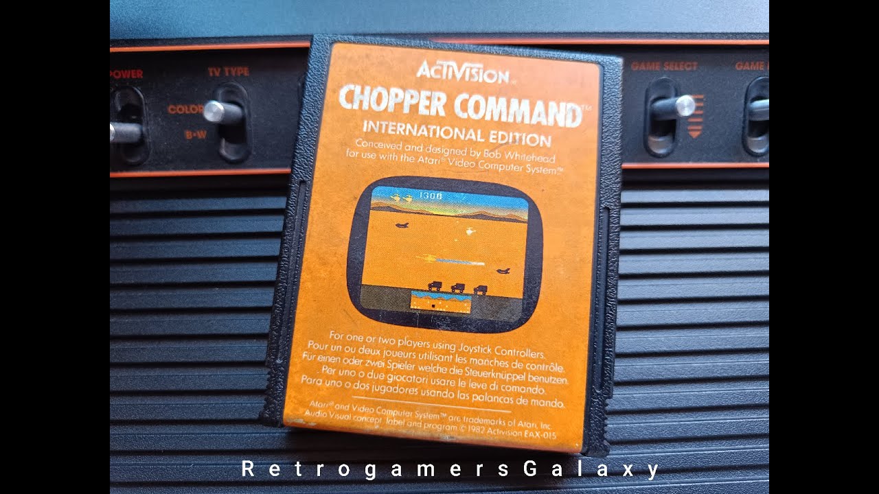 Atari 2600 gameplay: Chopper Command (1982) - YouTube