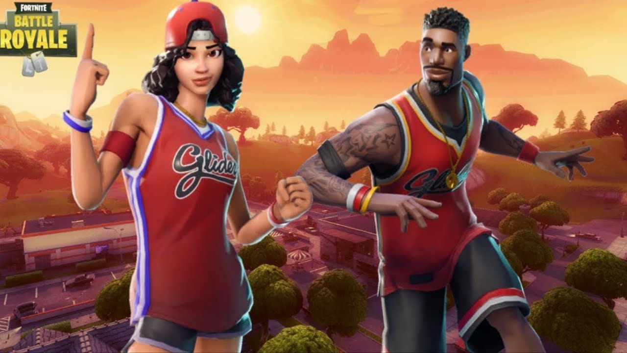 Fortnite Highlights With New Triple Threat Skin Youtube