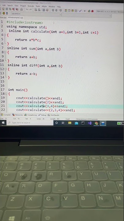 Inline function in c++ - YouTube