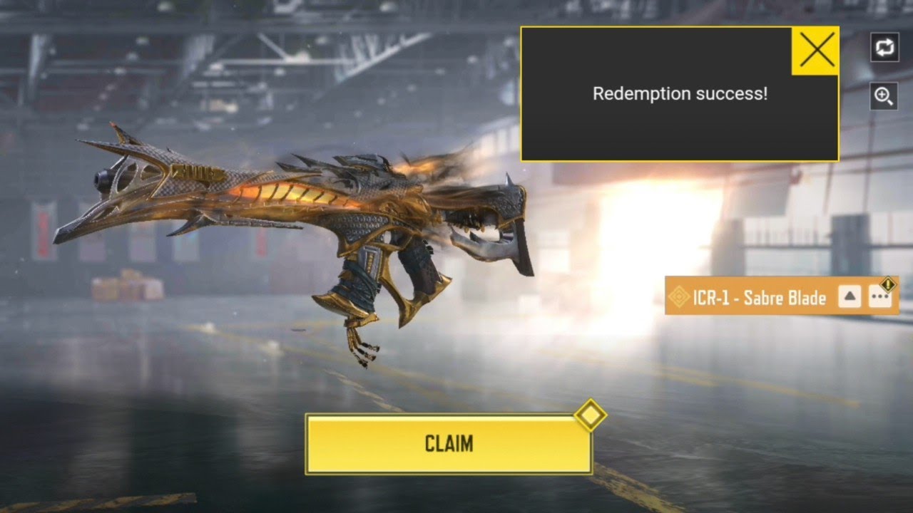 New Code for Legendary ICR-1 - SABRE BLADE (3-Day) - YouTube