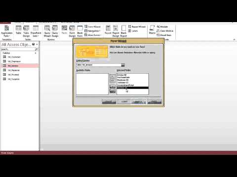 Access Tutorial 3 - Basic Invoice - YouTube
