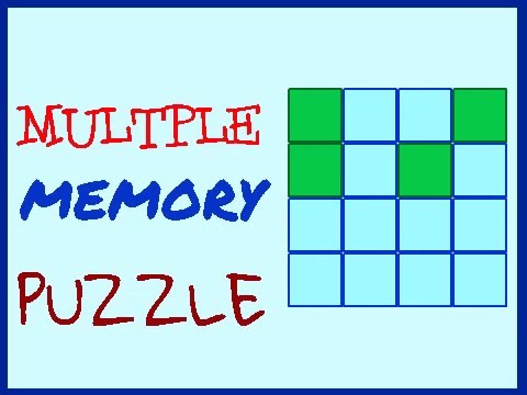 Multiple Memory puzzle - YouTube