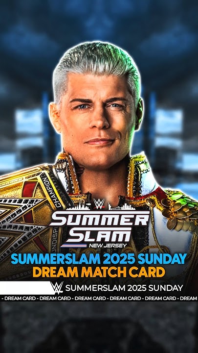 SummerSlam 2025 Sunday - Dream Match Card [v4] #SummerSlam #Bevelock #WWE #Shorts - YouTube