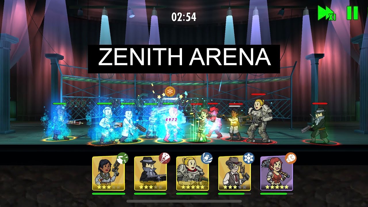 [Fallout Shelter Online] I fought Manta Man in Zenith Arena - YouTube