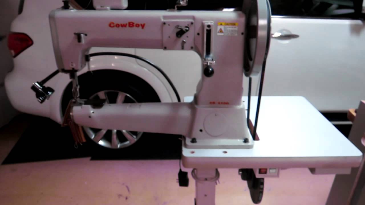 Cowboy Sewing Machine continued... - YouTube