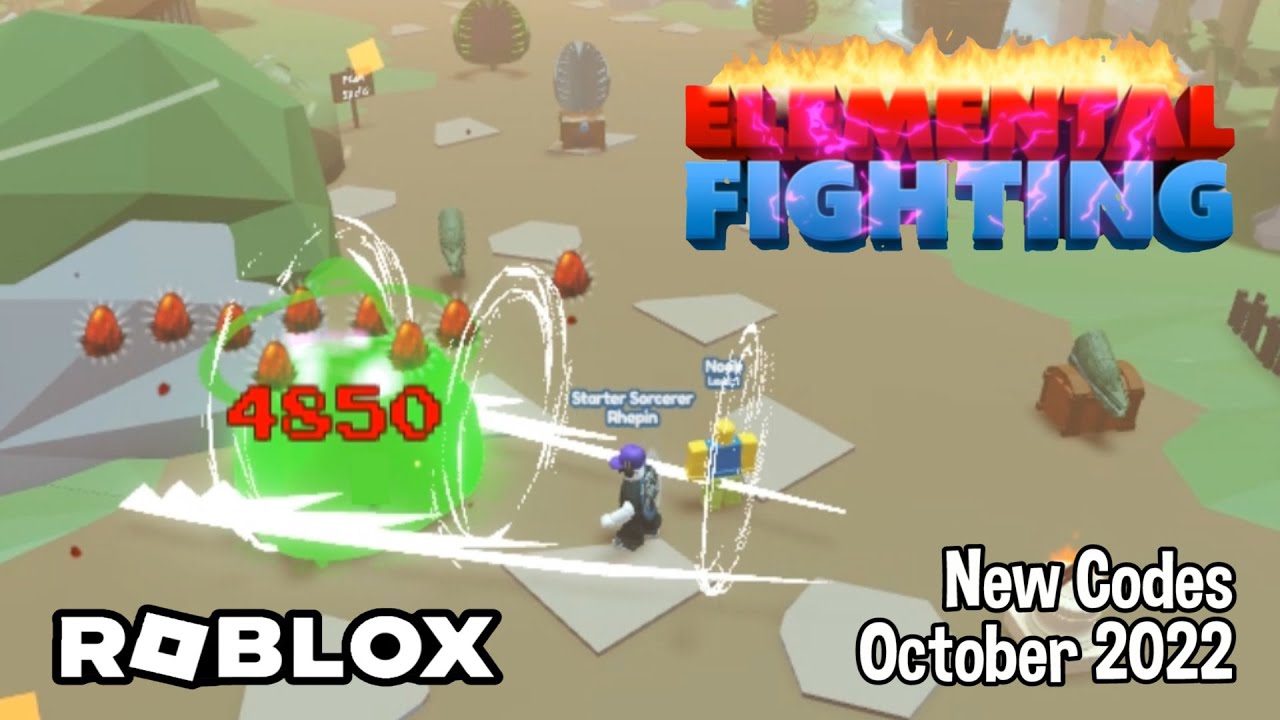 Roblox Elemental Fighting Simulator New Codes October 2022 - YouTube