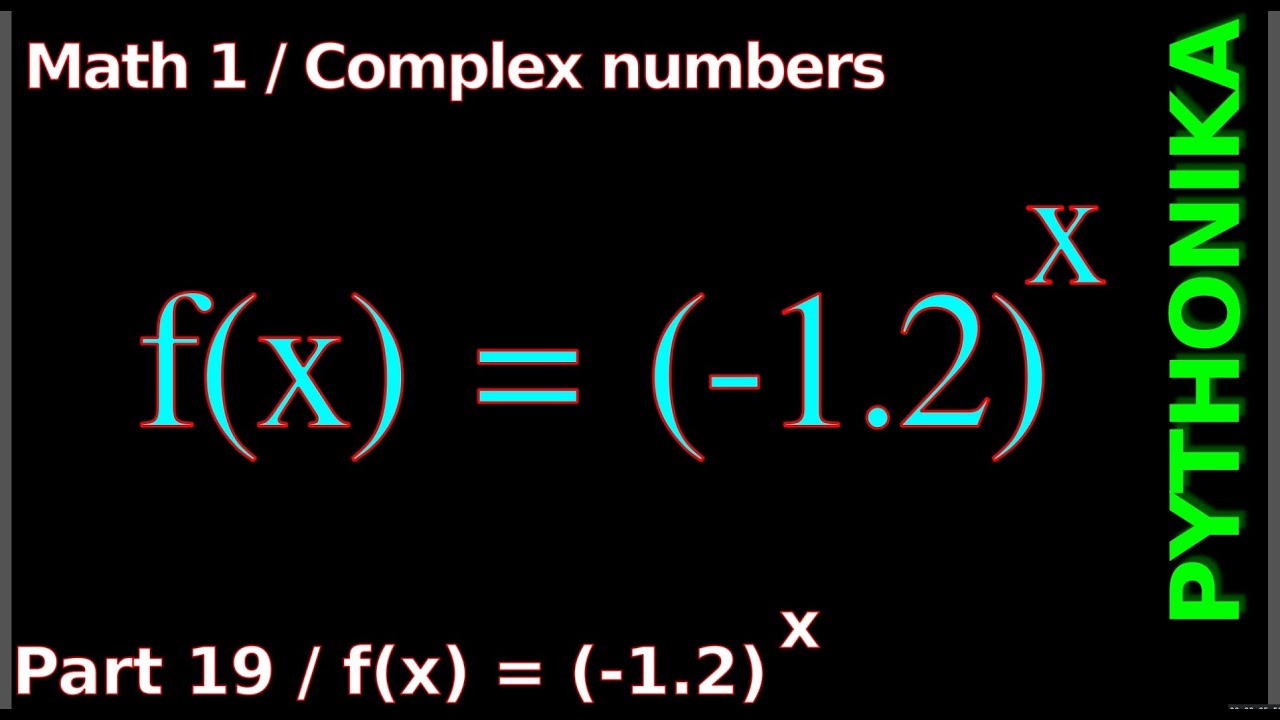 Graph Of Function F x 1 2 x 1 x Math 01 19 YouTube
