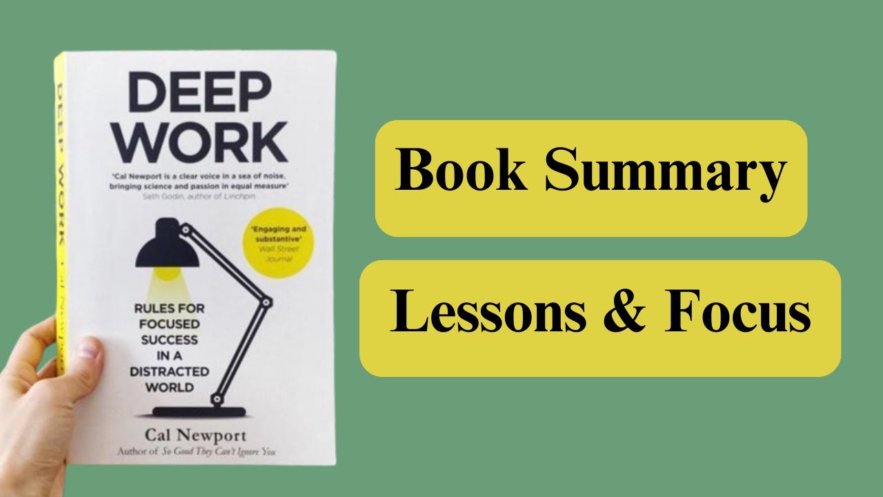 Deep Work Book Summary / How to More Focus - YouTube