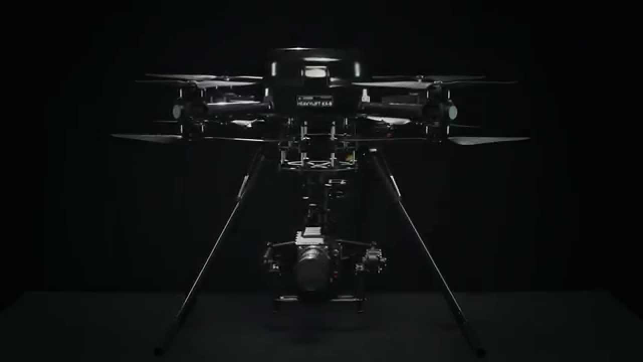 Top / Bottom camera mounting on Heavylift KX-8 multirotor drone - YouTube