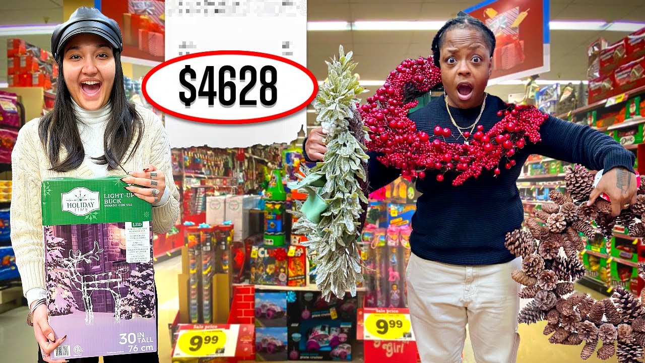 Holiday Decor Shopping Spree: No Limit?! 😱💸 - YouTube