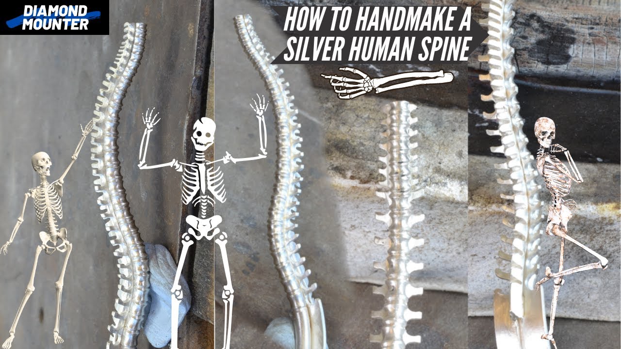 How to Make a Silver Human Spine - YouTube
