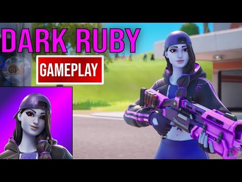 New Dark Ruby Skin Gameplay (Fortnite) - YouTube