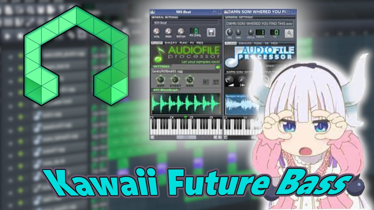 I made Kawaii Future Bass but using the LMMS default samples ONLY!!! (Project File Download ...