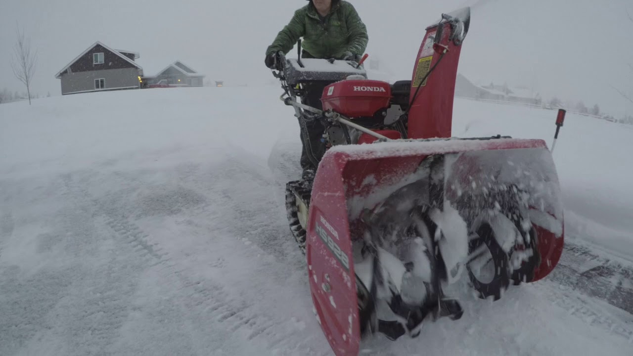 12.29.17 Snow Post Falls ID - YouTube