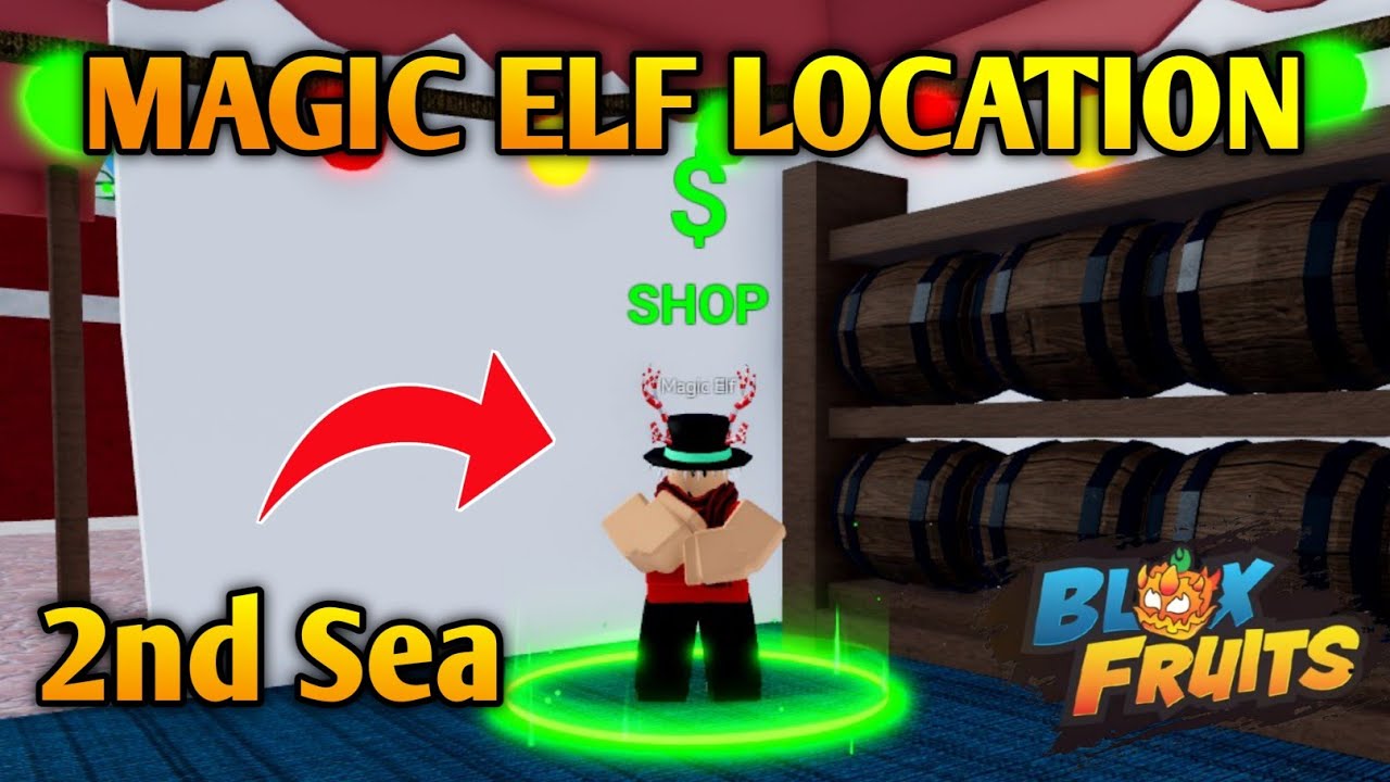 Where Is Magic Elf In Second Sea In Blox Fruits | Second Sea Magic Elf ...