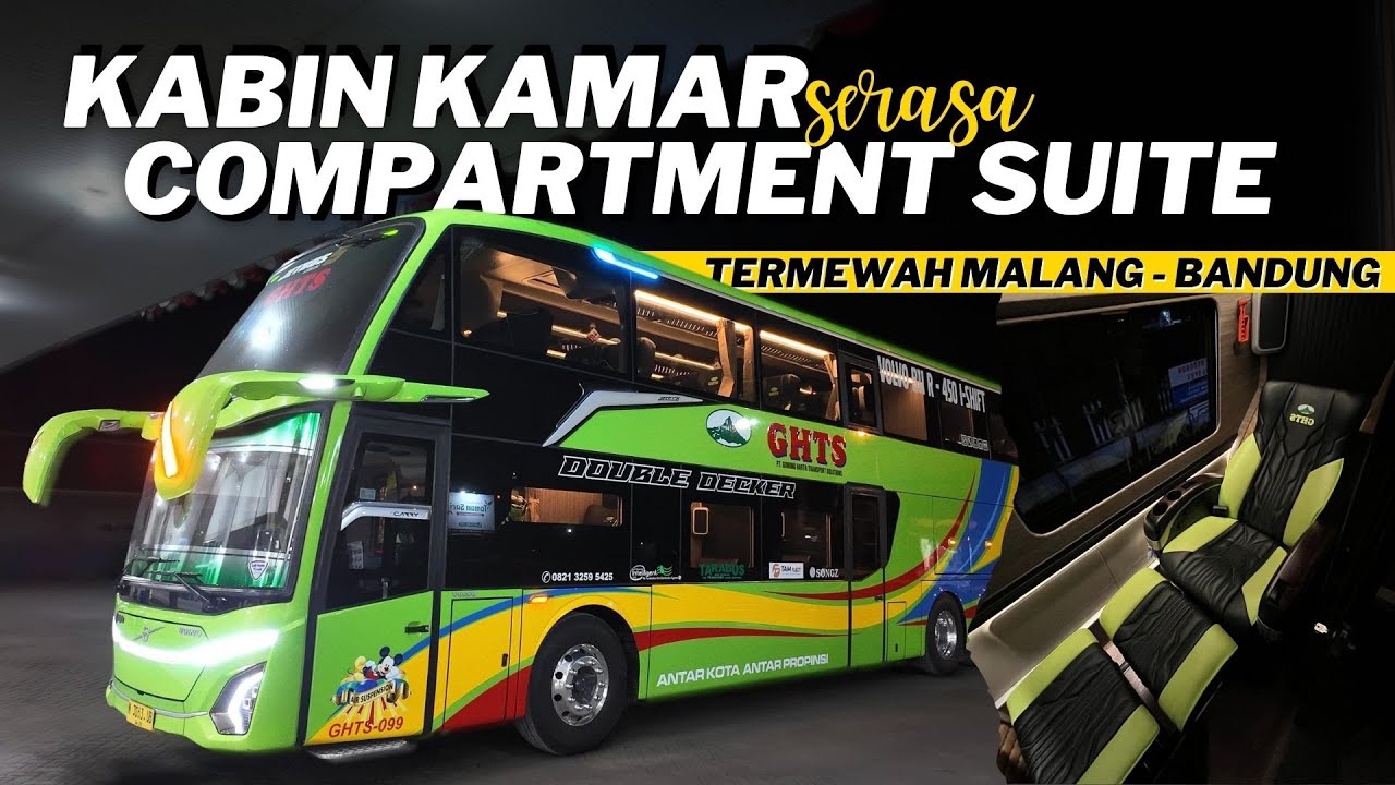 PERTAMA DI BANDUNG ‼️ BUS TINGKAT TERMEWAH 👍 Trip Surabaya - Bandung ...
