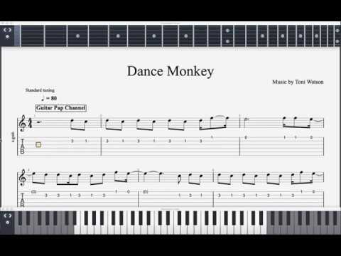 [Guitar Tab Easy] - Dance Monkey | Toni Watson - YouTube