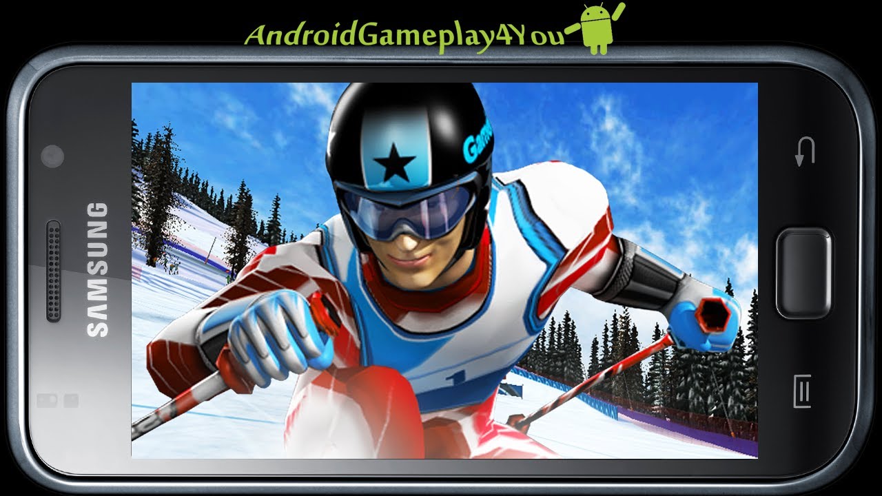"Ski Challenge 13" Android Game Gameplay [Game For Kids] - YouTube