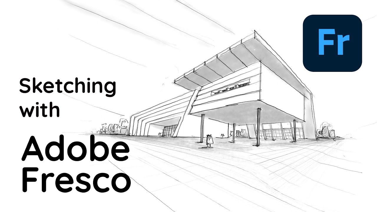 Time lapse sketch ️ in Adobe Fresco - YouTube