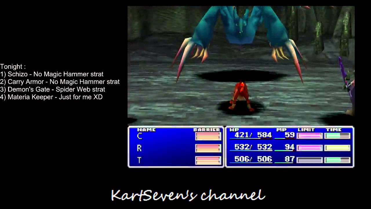 Final Fantasy 7 speedrun - Perfect Lucky 7 Materia Keeper - YouTube