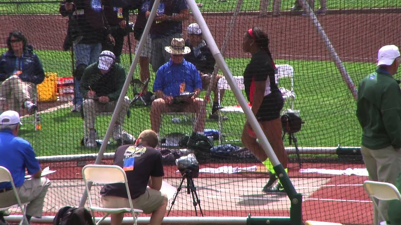 Burrell, Jasmine Women Discus Throw NCAA DI Outdoor Champs 2014 12Jun14 ...