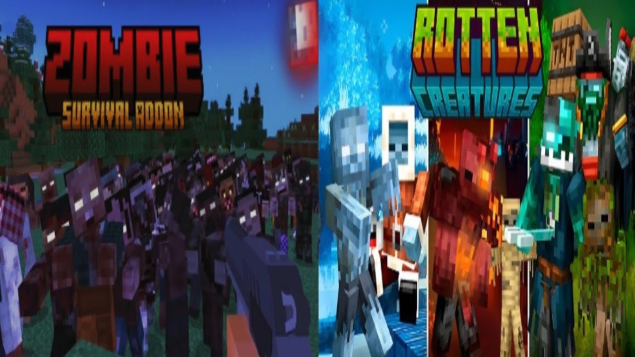 Minecraft viral horror zombie 2000 fight gun minecraft gameplay live 😎😱 ...